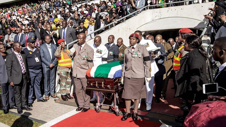 Huge crowds turn out for Winnie Madikizela-Mandela's funeral