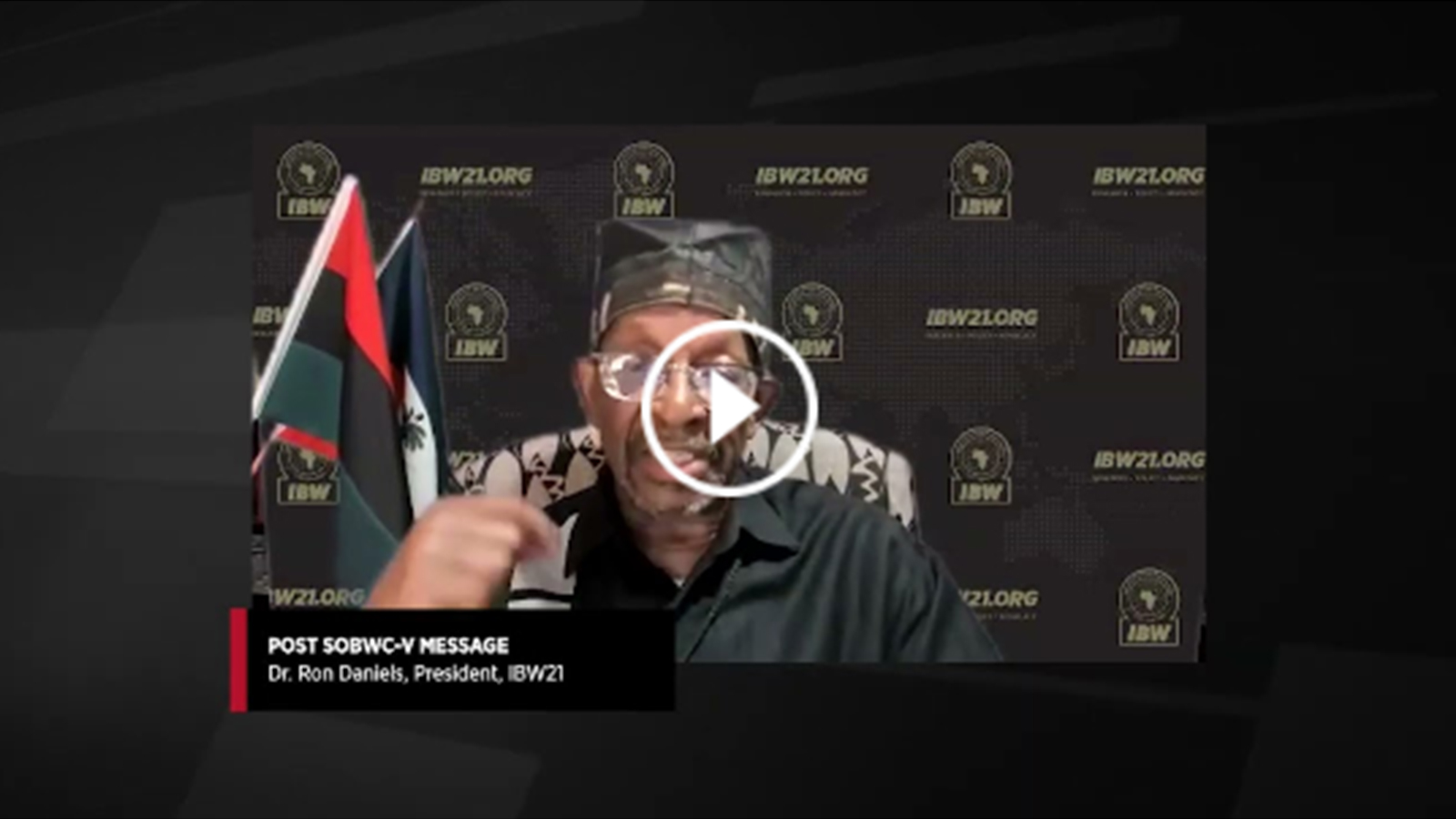 ICYMI: The Baltimore Declaration and an important message from Dr. Ron Daniels