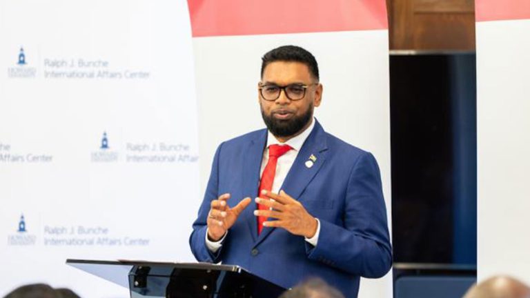 Guyana President Mohamad Ifraan Ali meets with President Vinson and ...