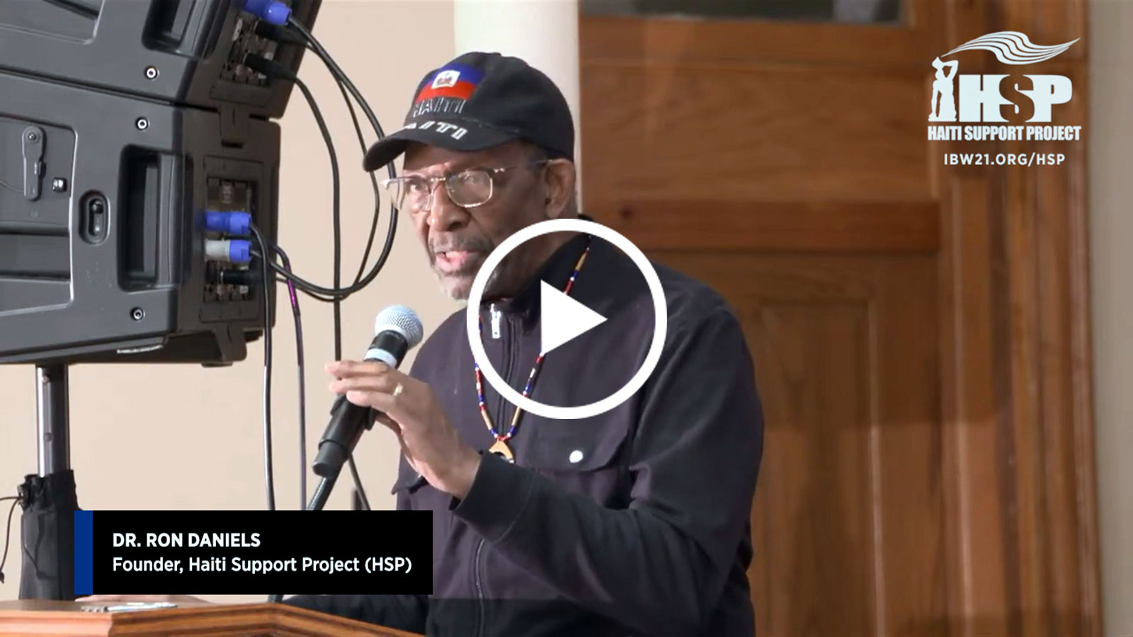 Resolving the Crisis in Haiti: Dr. Ron Daniels delivers summary remarks at Rally/Forum